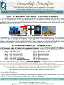 Bulletins | Immaculate Conception Parish